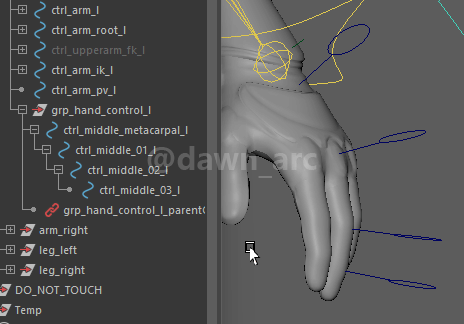 [Maya]Rigging 17 - Clavicles & Fingers